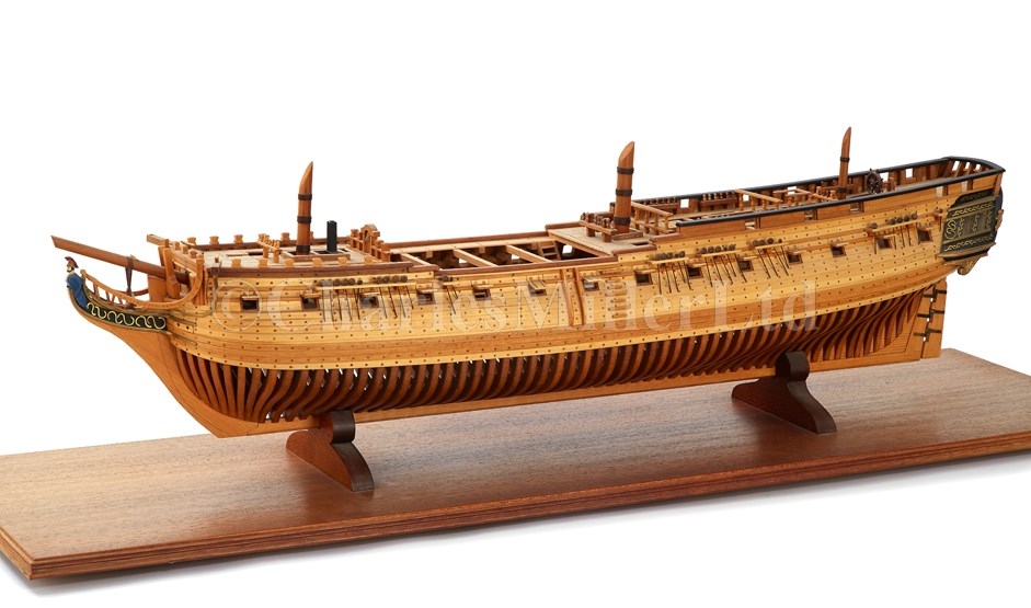 Lot 230 - A 1:72 SCALE NAVY BOARD-STYLE MODEL OF THE