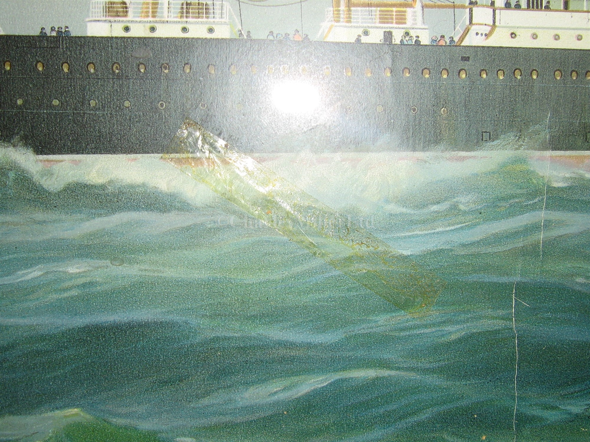 Lot 133 - AN ALLAN LINE POSTER FOR THE S.S. VIRGINIAN,