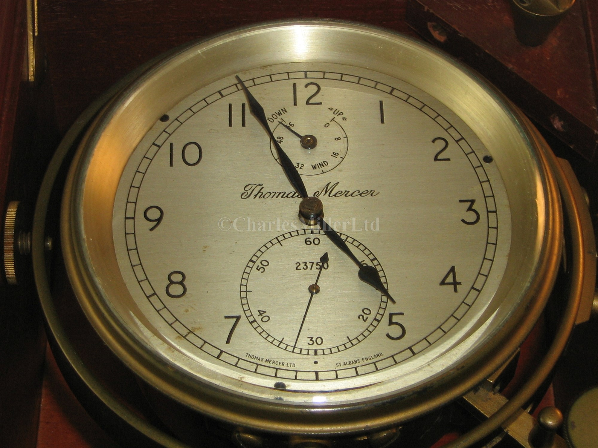 Lot 210 - A 2-DAY MARINE CHRONOMETER BY THOMAS MERCER,.