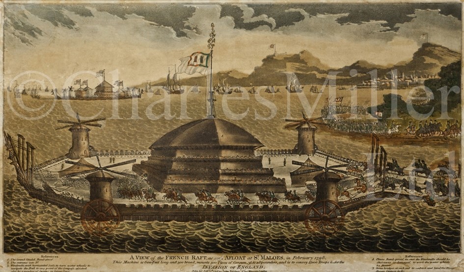 Lot 48 - 'A VIEW OF THE FRENCH RAFT AS SEEN AFLOAT AT..