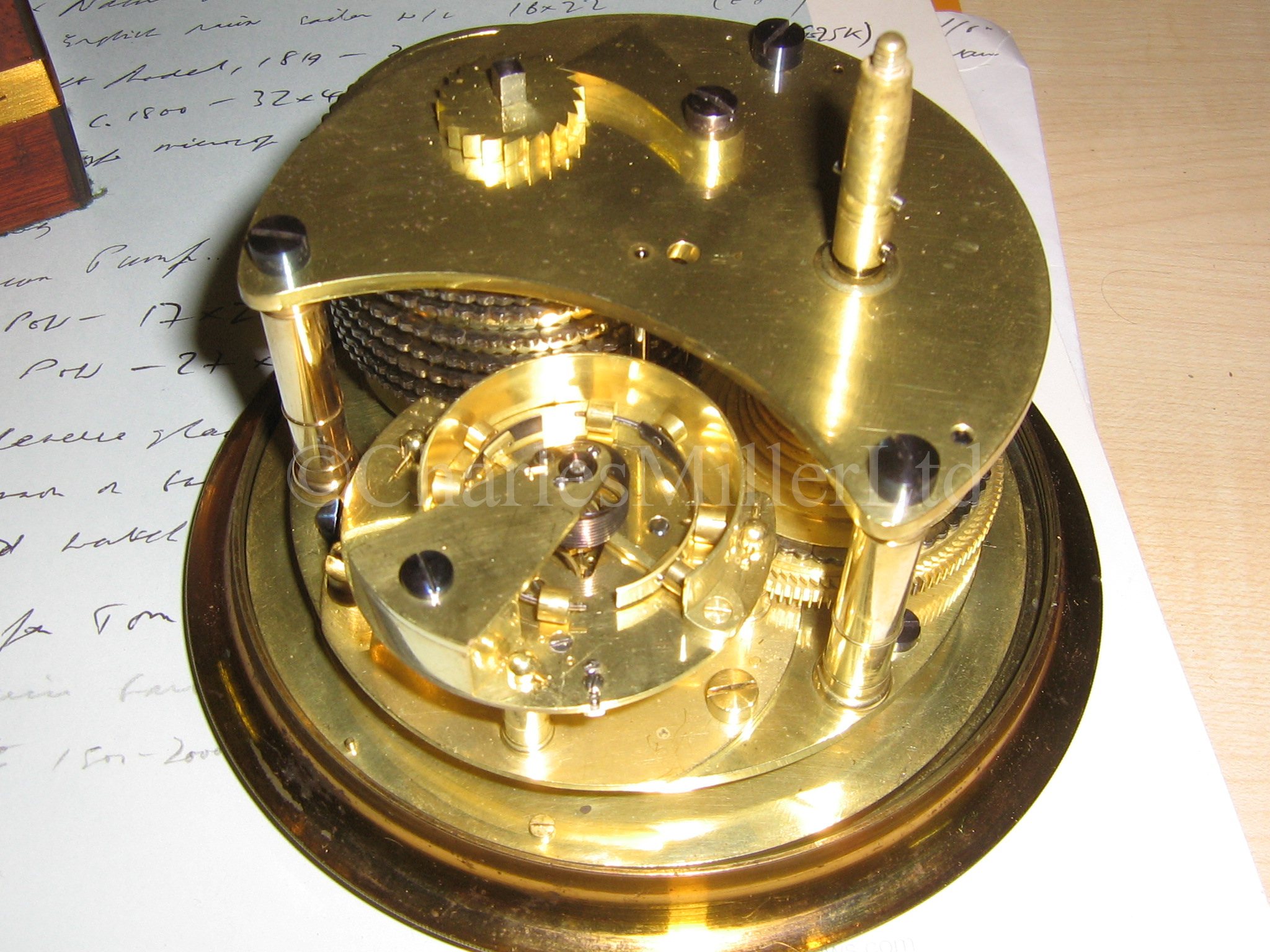 Lot 164 - AN 8-DAY MARINE CHRONOMETER BY BARRAUD'S,...