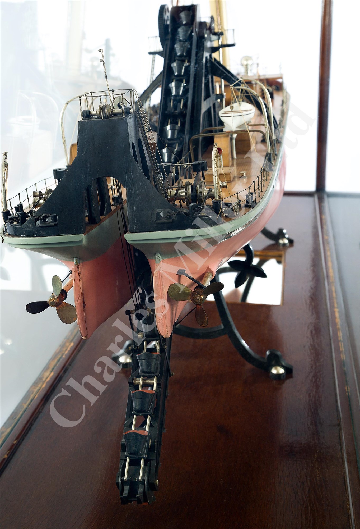 Lot 278 - A FINE BUILDER’S MODEL OF THE TWIN SCREW