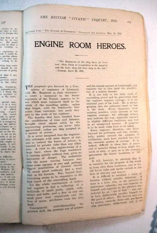 Lot 147 - TITANIC INQUIRY REPORT, 1912