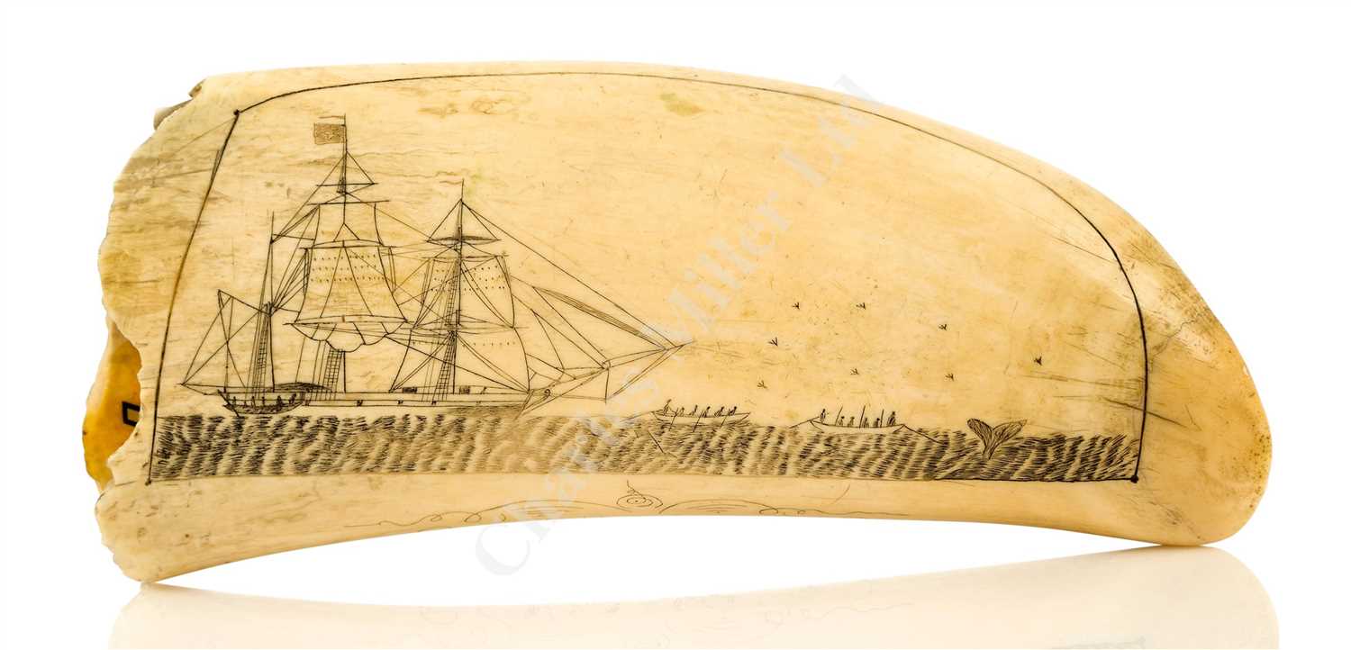 Lot 144 - Ø A MID-19TH CENTURY SAILOR DECORATED