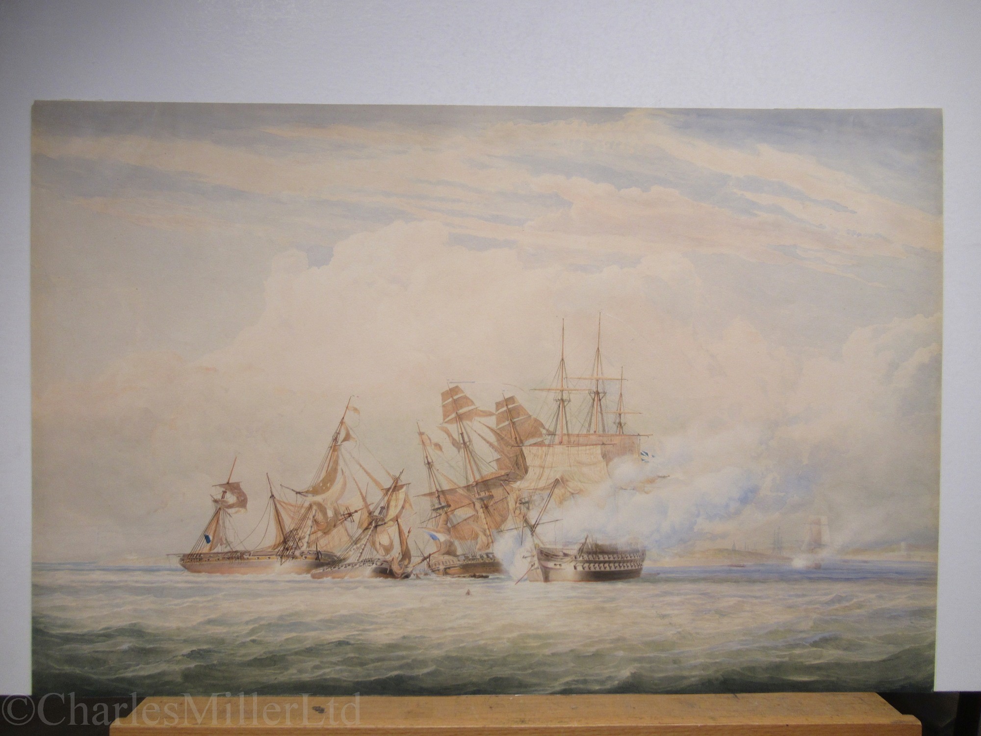 Lot 70 - NICHOLAS POCOCK (BRITISH, 1740-1821) The