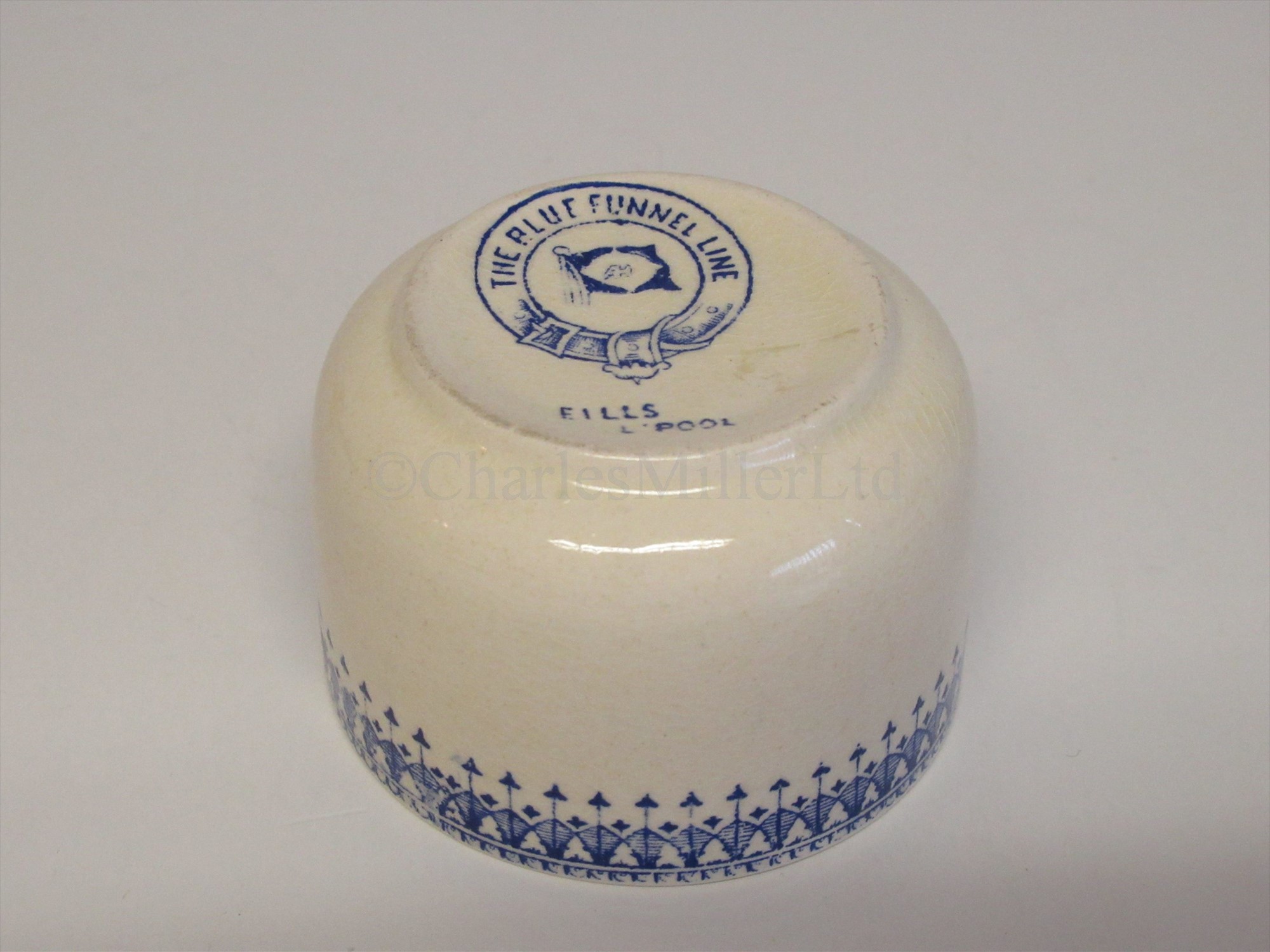 Lot 6 - Blue Funnel Line: A slop bowl