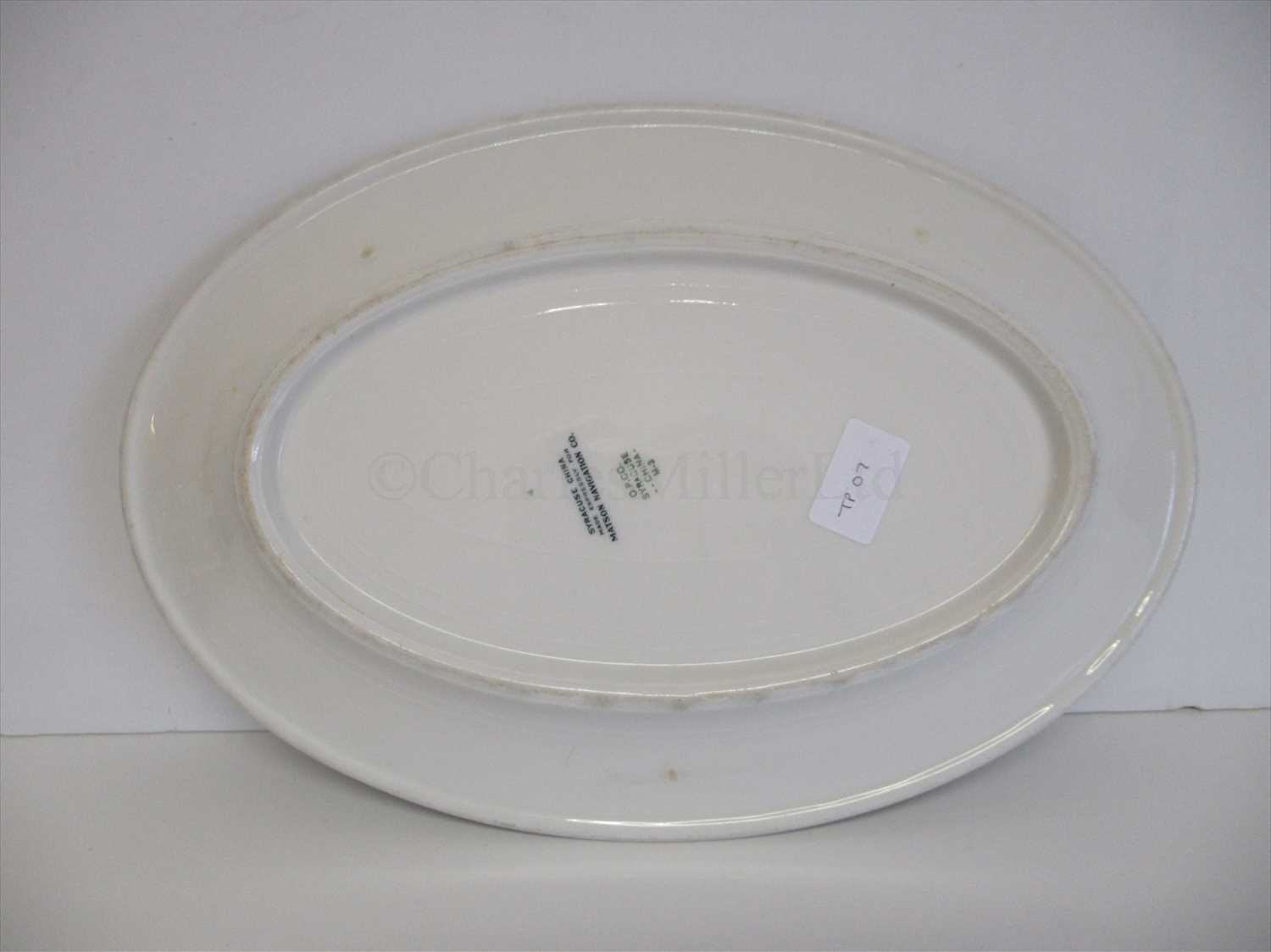 Lot 60 - Matson Navigation Co.: an oval vegetable