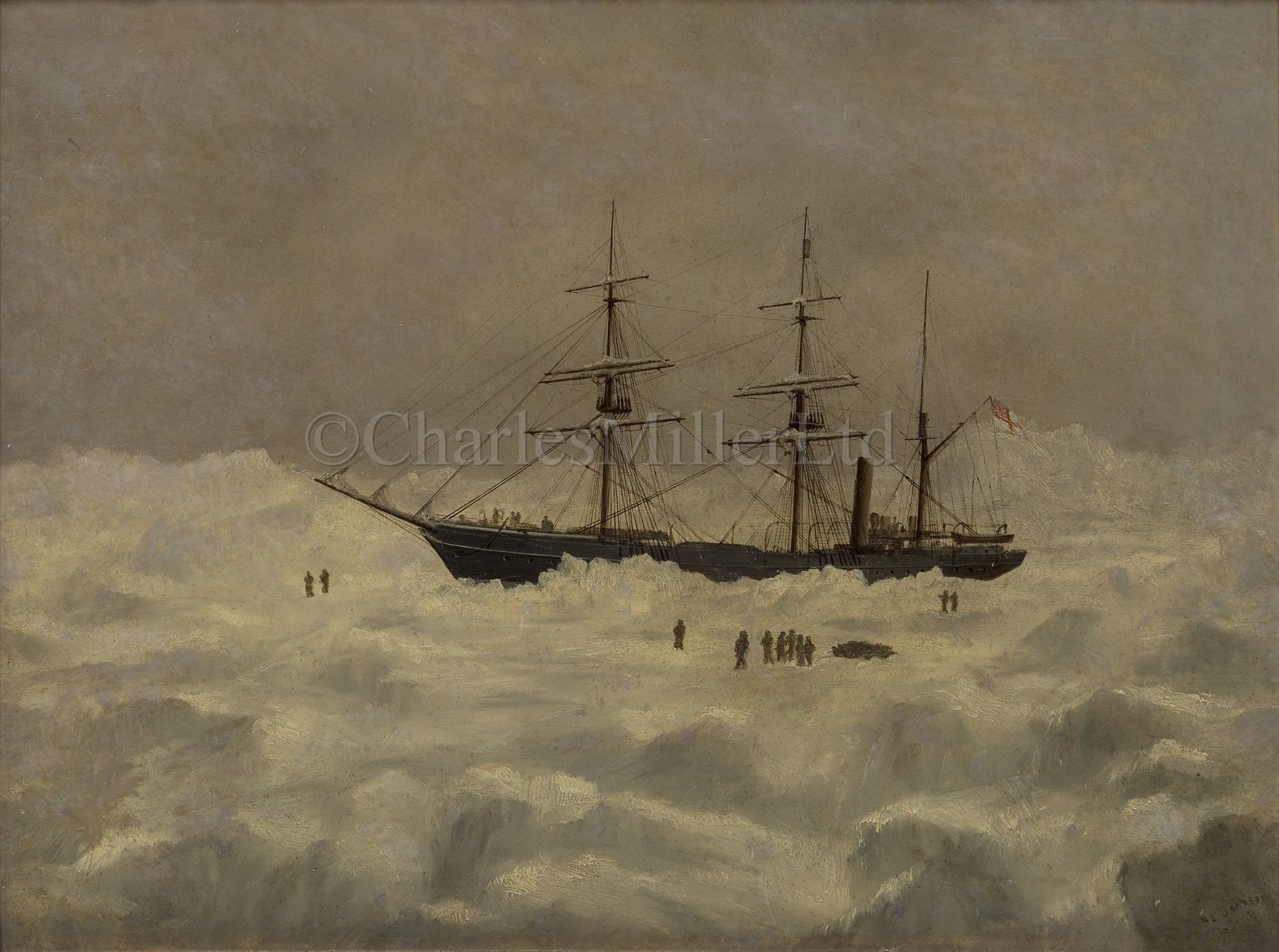 Lot 108 - H.L. JOHNSON (BRITISH, 20TH CENTURY): R.R.S.