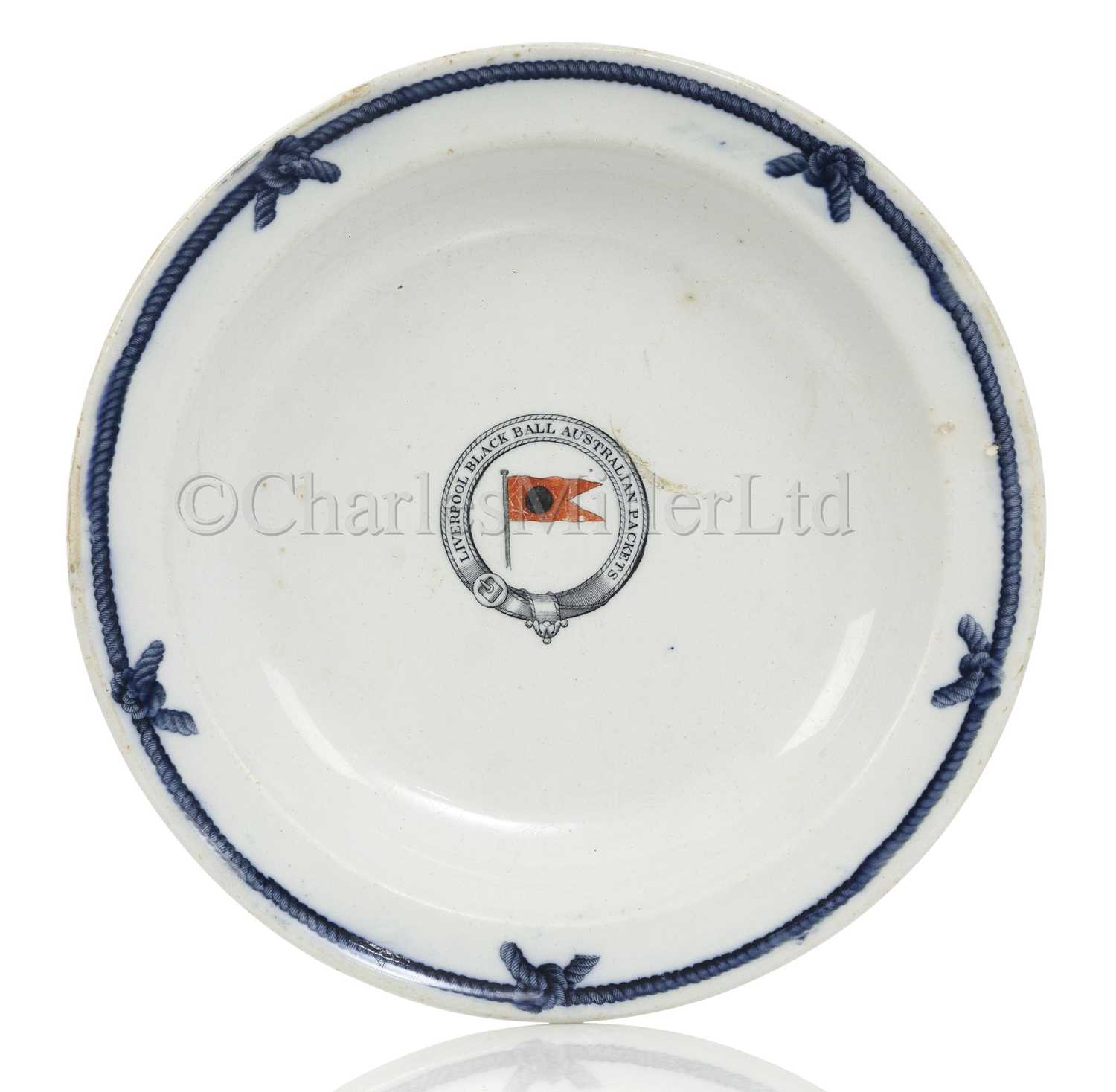 Lot 176 - A RARE STONEWARE PLATE FROM THE