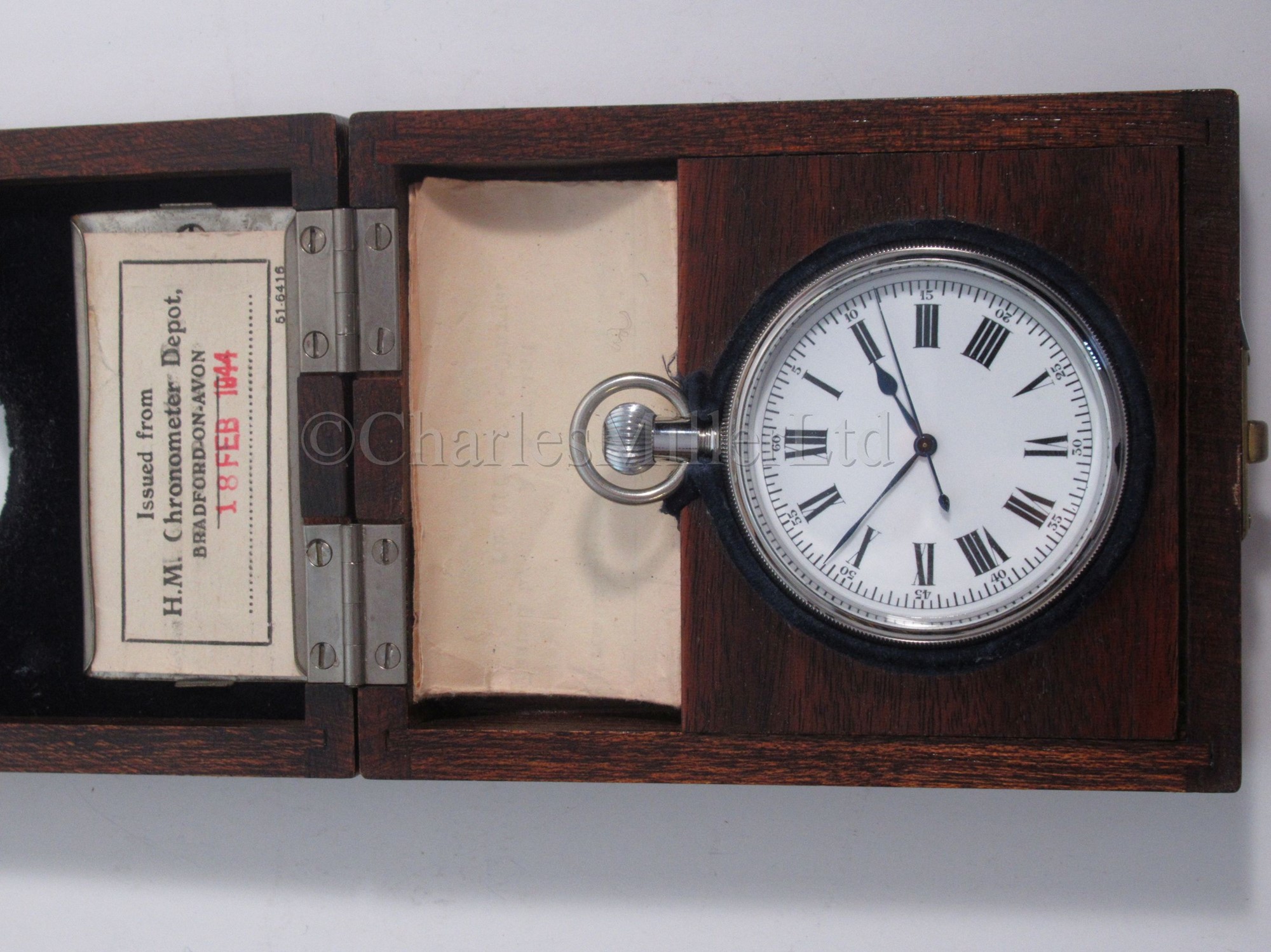 Lot 260 - A ONE-DAY ADMIRALTY DECK WATCH, CIRCA 1944