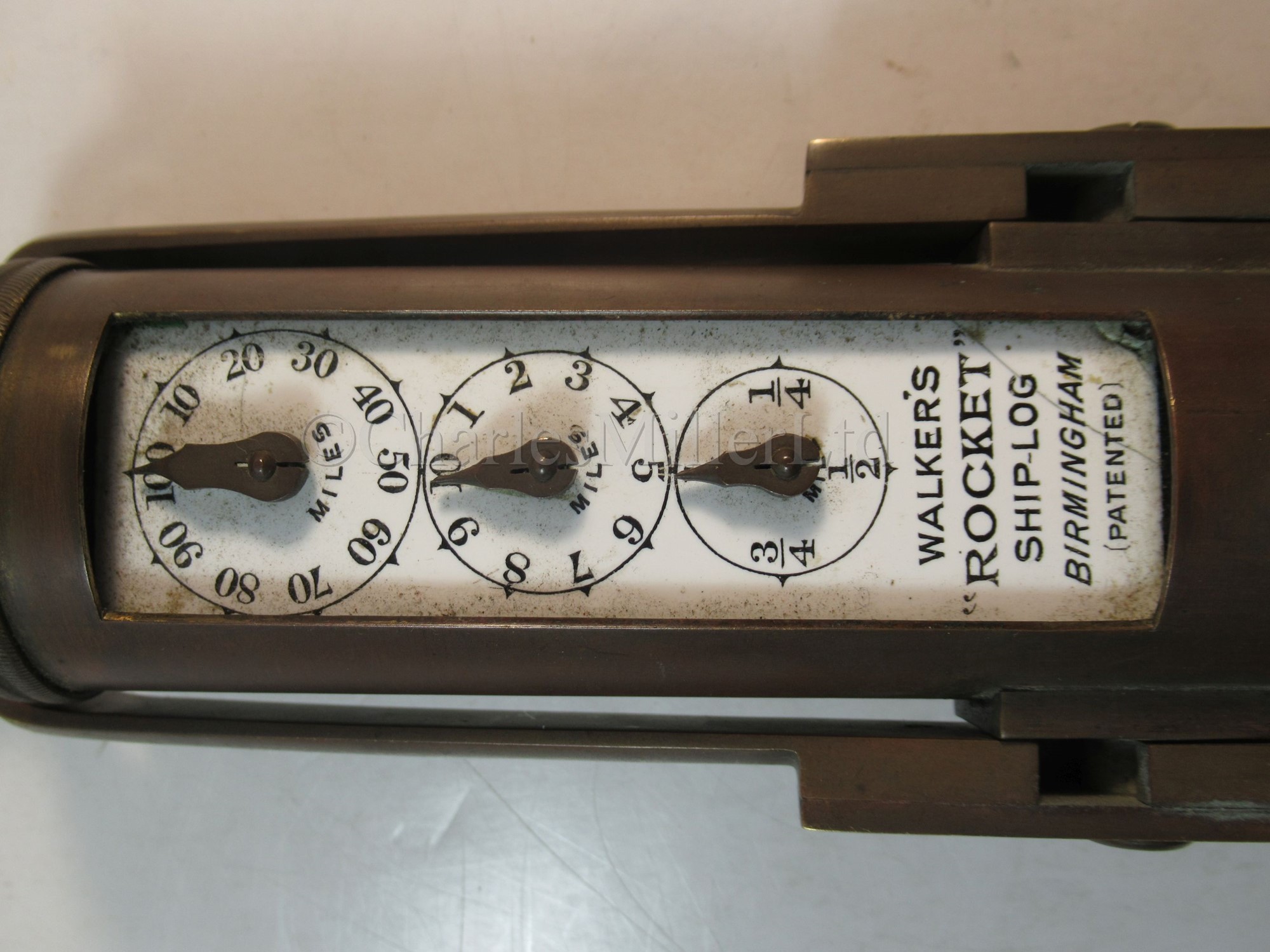 Lot 226 - A RARE WALKER'S 'ROCKET' LOG, CIRCA 1880