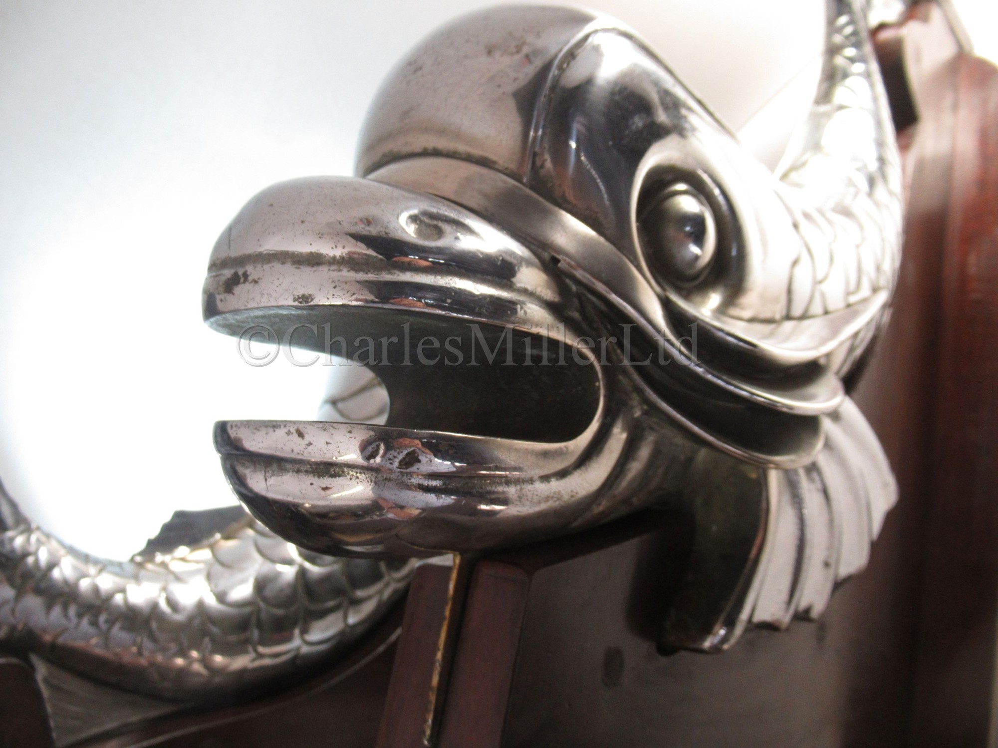 Lot 146 - A PAIR OF ADMIRALTY PATTERN BARGE DOLPHINS,