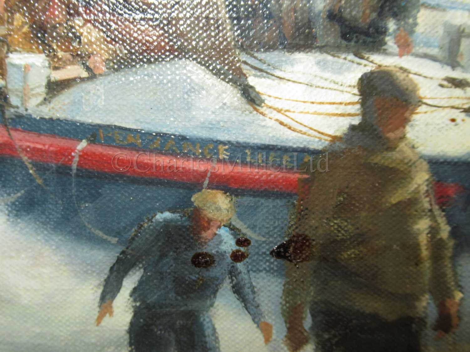 Lot 61 - GEOFFREY HUBAND (BRITISH, B. 1945): Launching