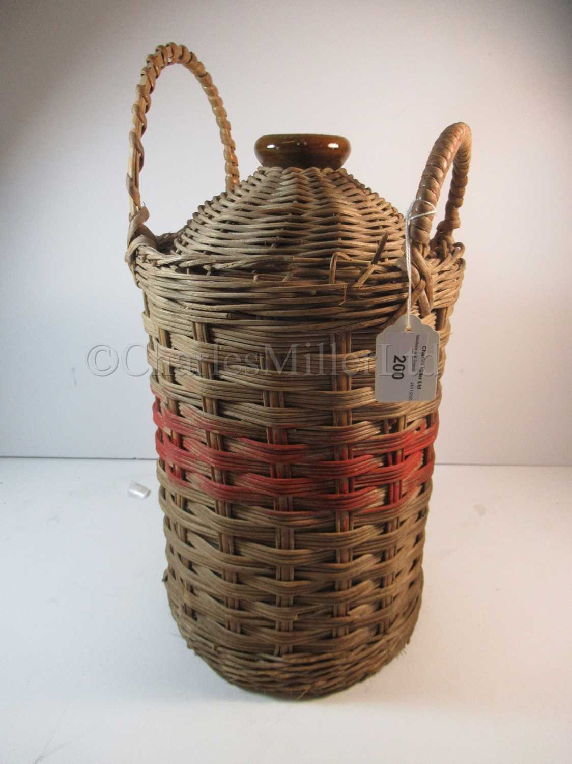 Lot 200 - A ROYAL NAVY STONEWARE RUM FLAGON, CIRCA