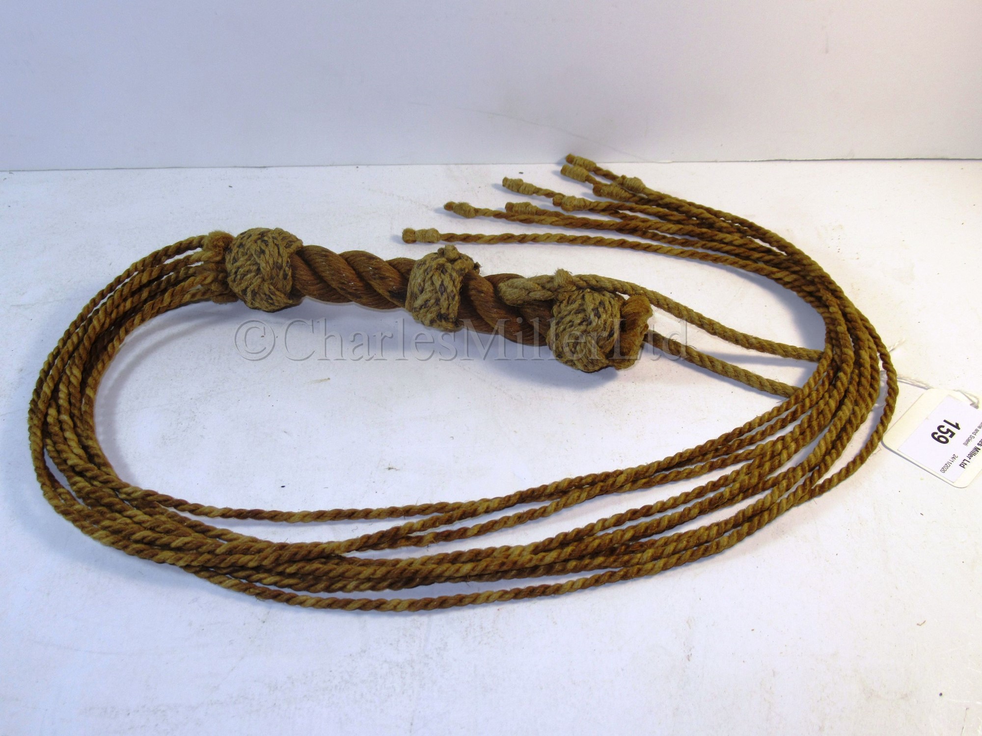 Lot 159 - A CAT-O-NINE-TAILS