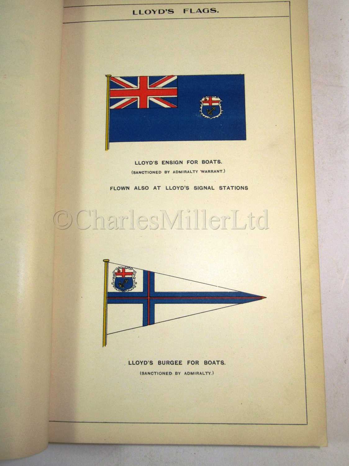 Lot 82 - LLOYD'S BOOK OF HOUSE FLAGS & FUNNELS, 1904