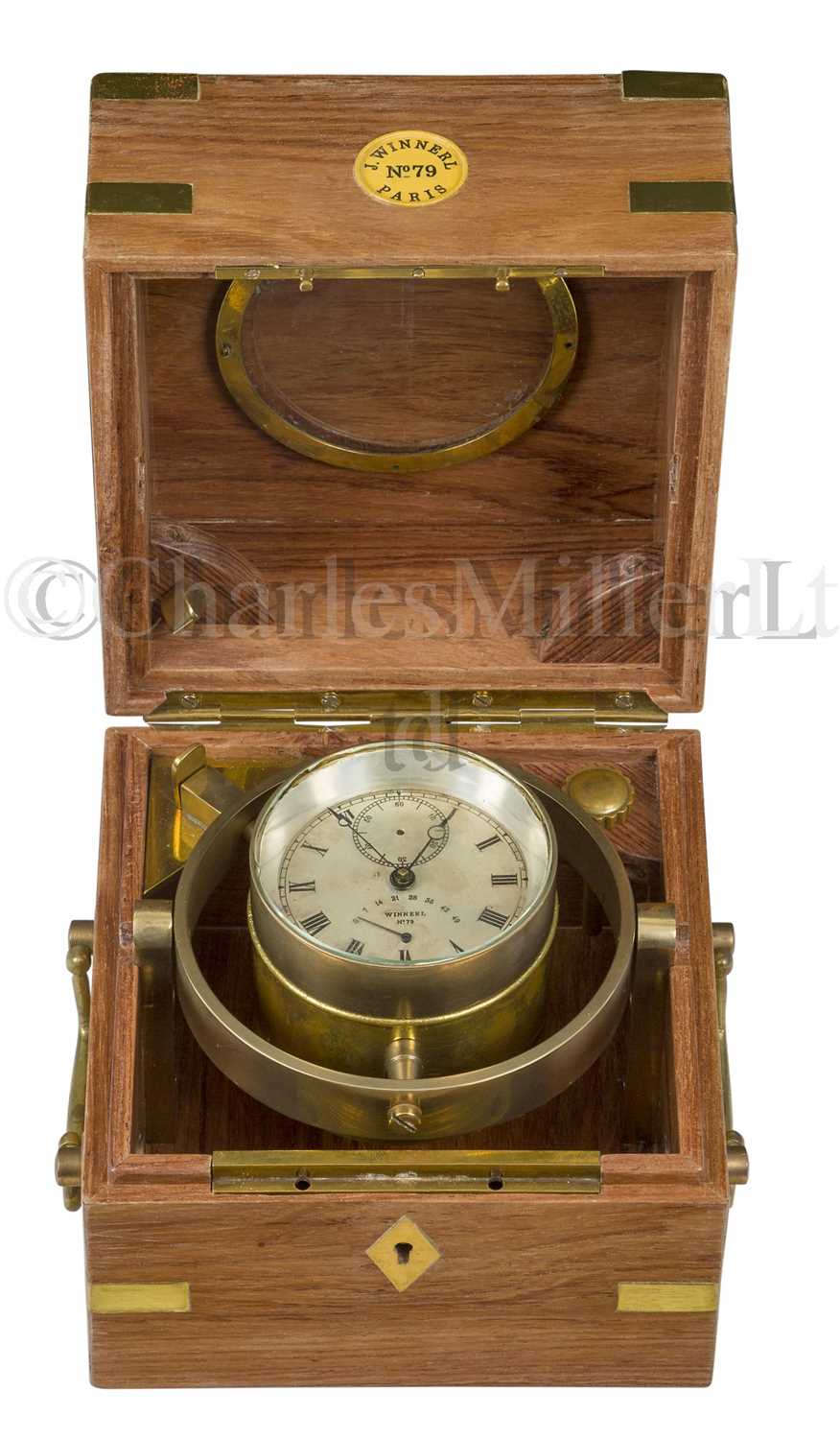 Lot 340 - A TWO-DAY MARINE CHRONOMETER BY JOSEPH