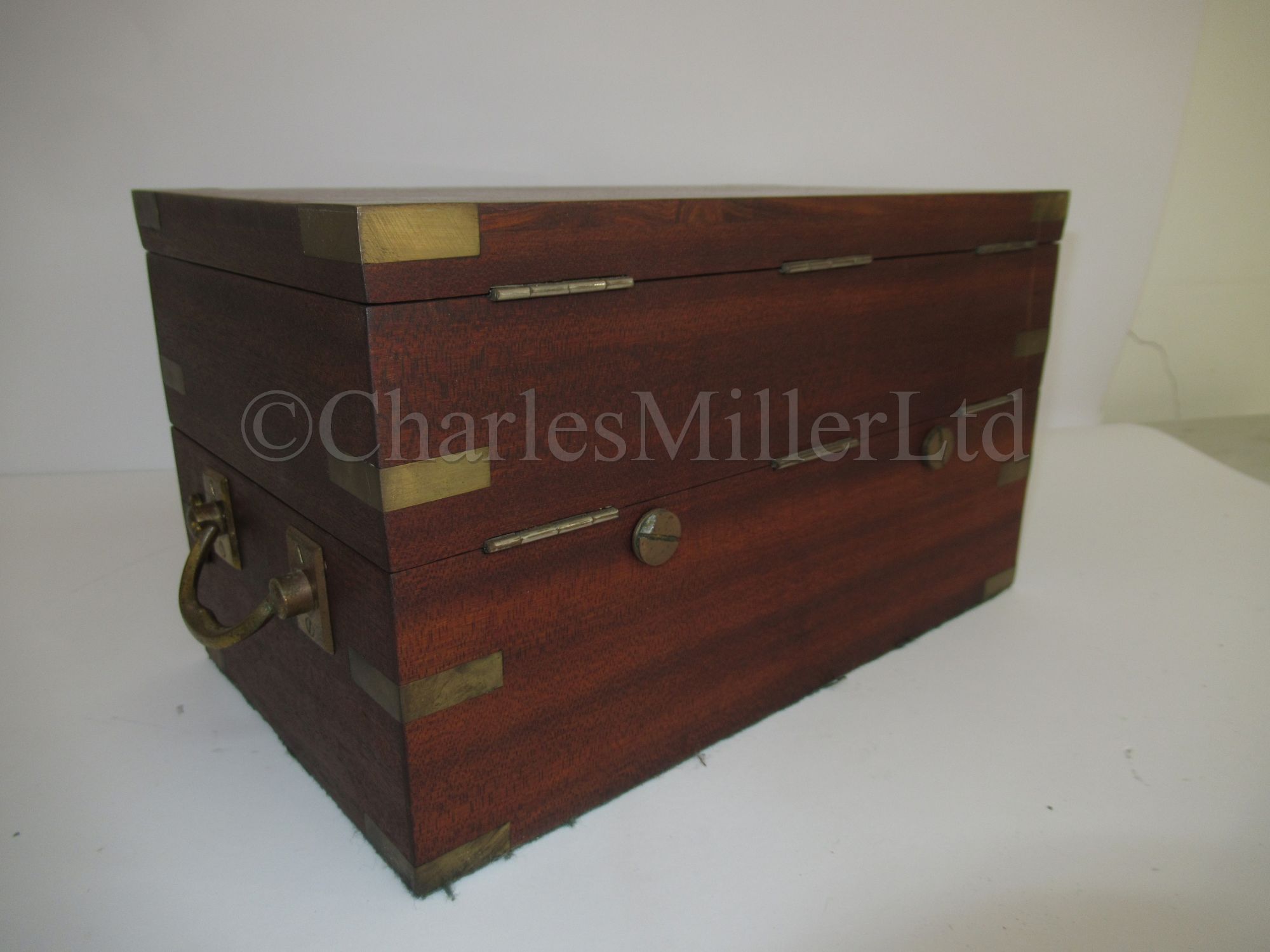 Lot 341 - A TWO-DAY DOUBLE MARINE CHRONOMETER SET BY