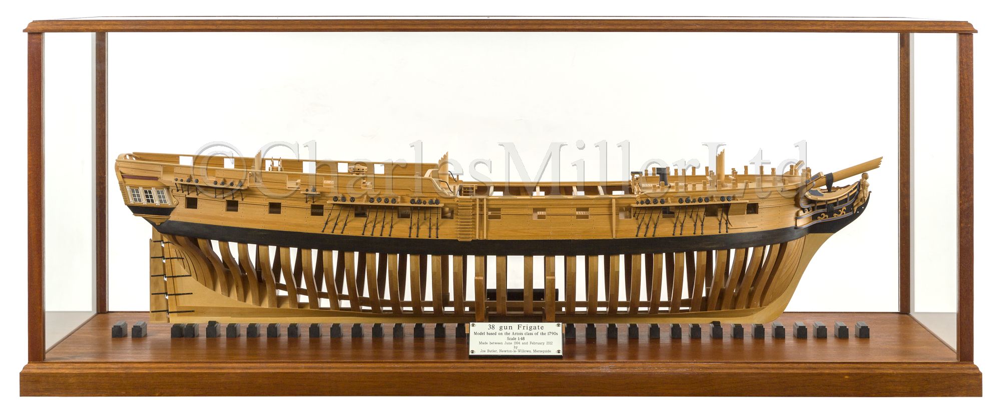 Lot 200 - A FINELY CONSTRUCTED 1:48 SCALE ADMIRALTY