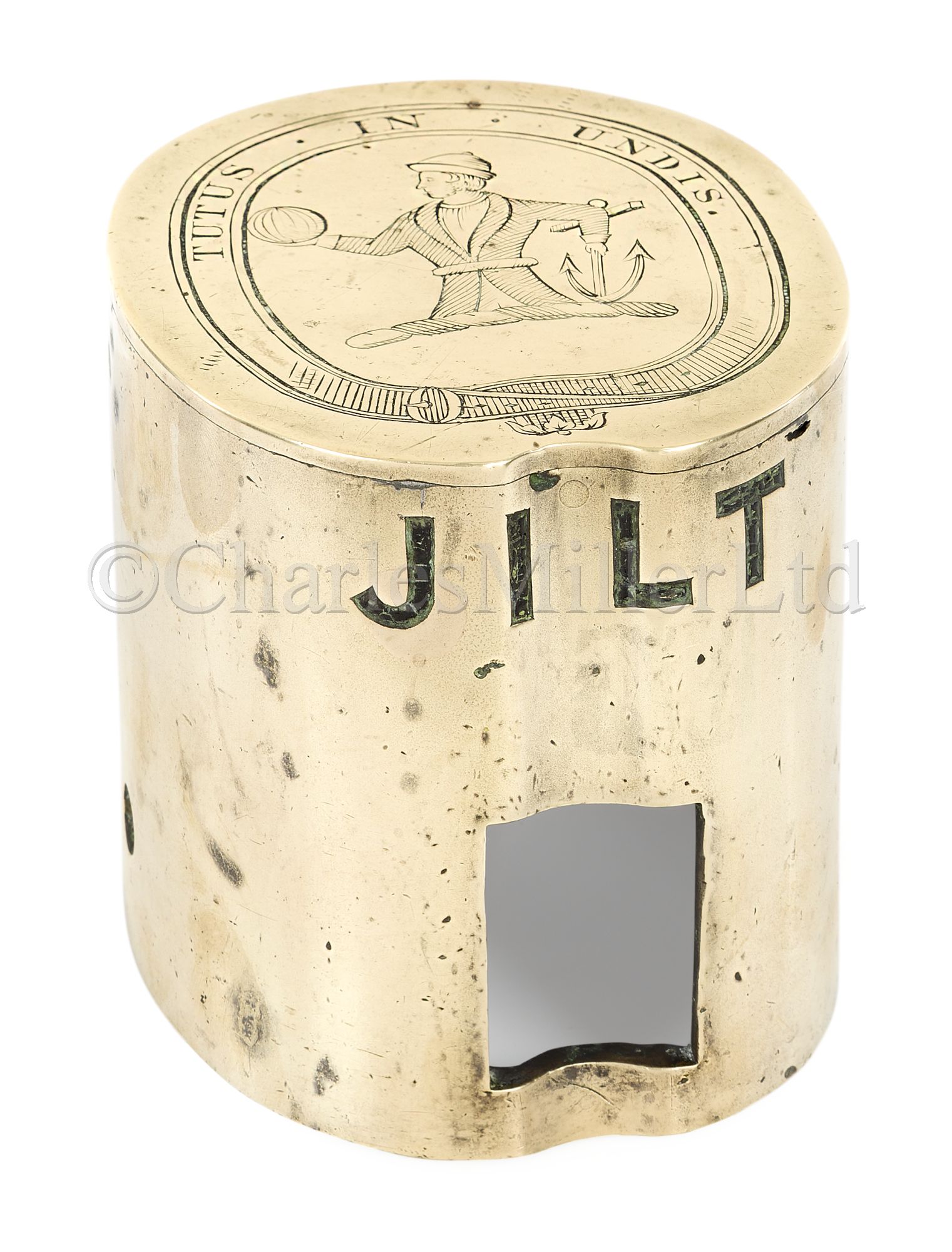 Lot 35 - A RARE 19TH CENTURY RUDDER CAP FROM THE YACHT