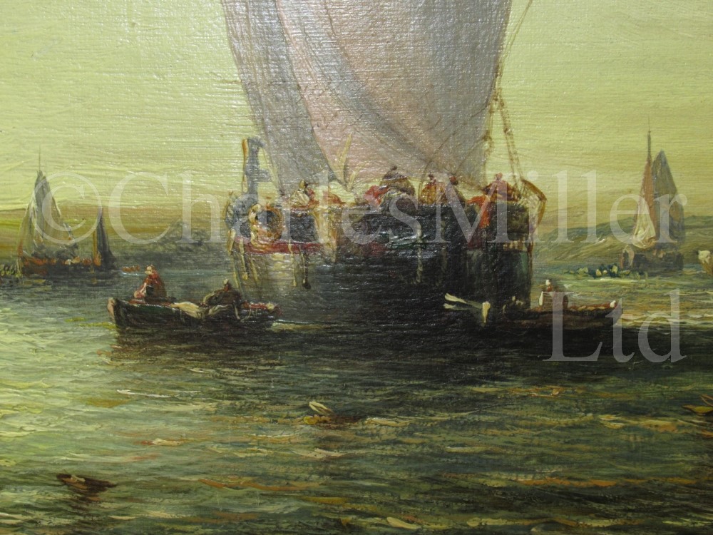 Lot 6 - WILLIAM CALCOTT KNELL (BRITISH, 1830-1880)