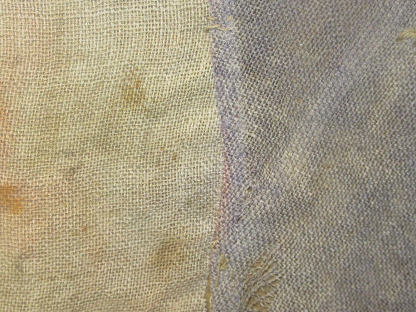 Lot 143 - A TRAFALGAR FLAG FRAGMENT FROM LORD NELSON'S