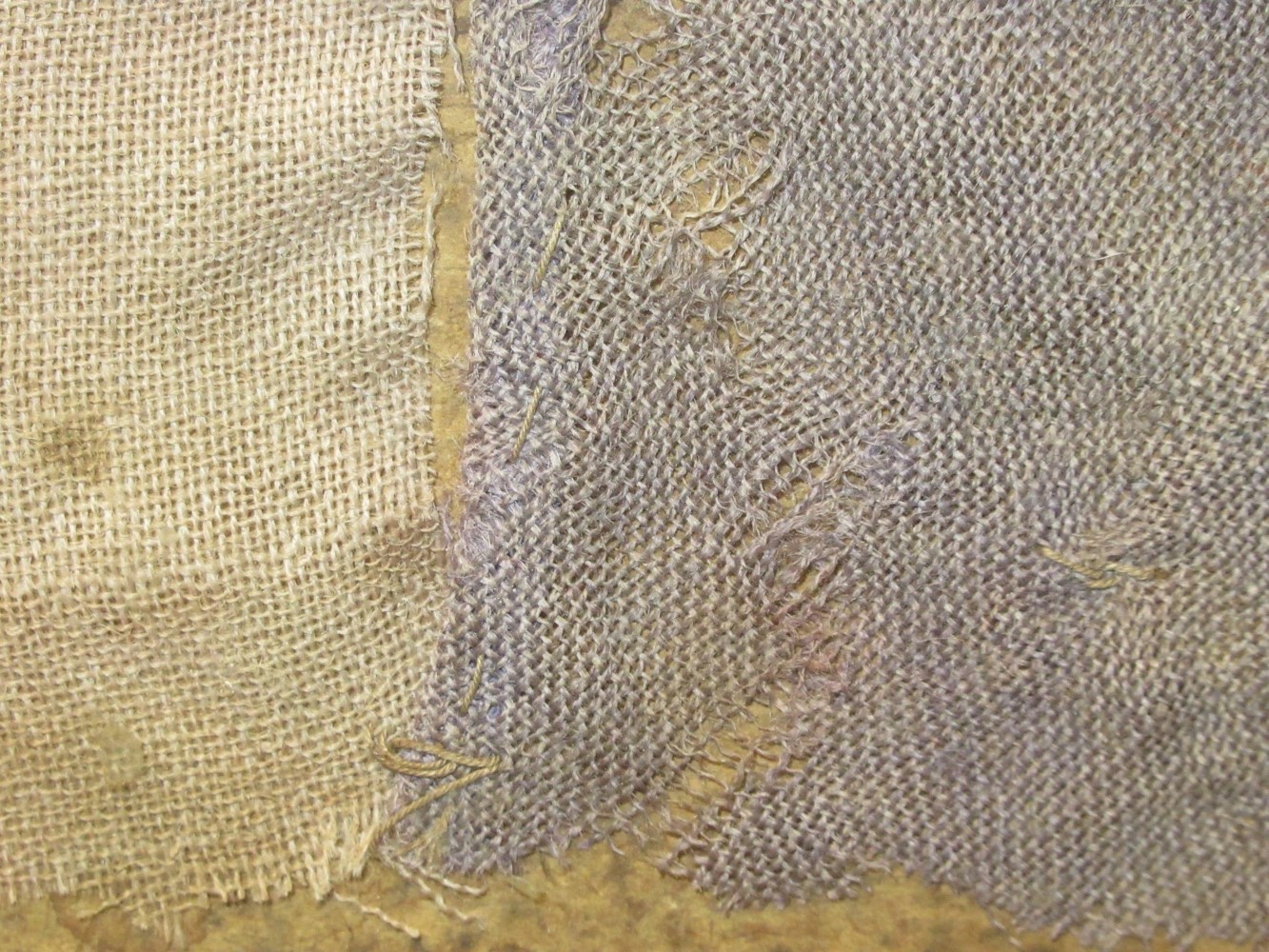 Lot 143 - A TRAFALGAR FLAG FRAGMENT FROM LORD NELSON'S