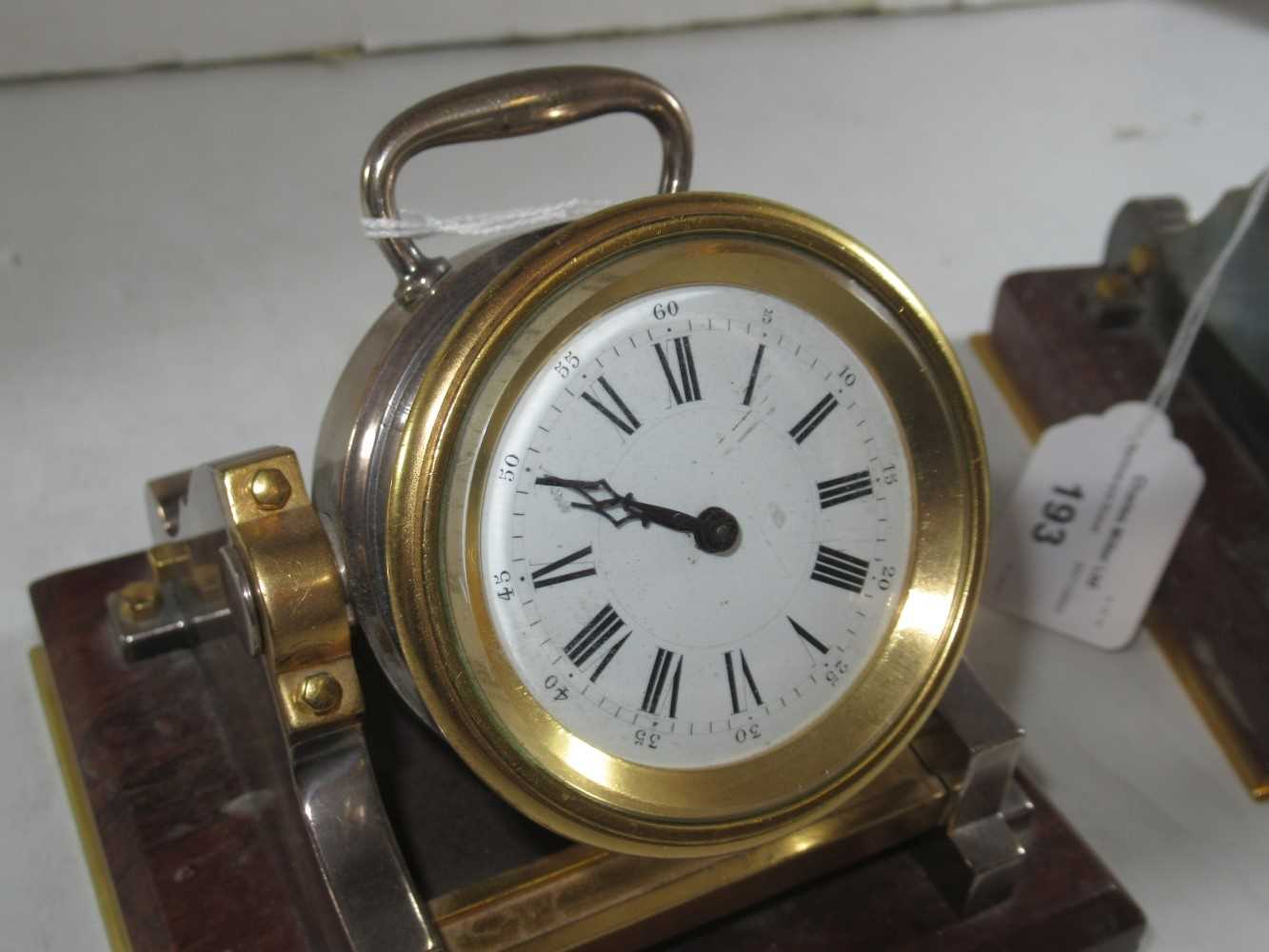Lot 193 - A NOVELTY CLOCK AND BAROMETER SET