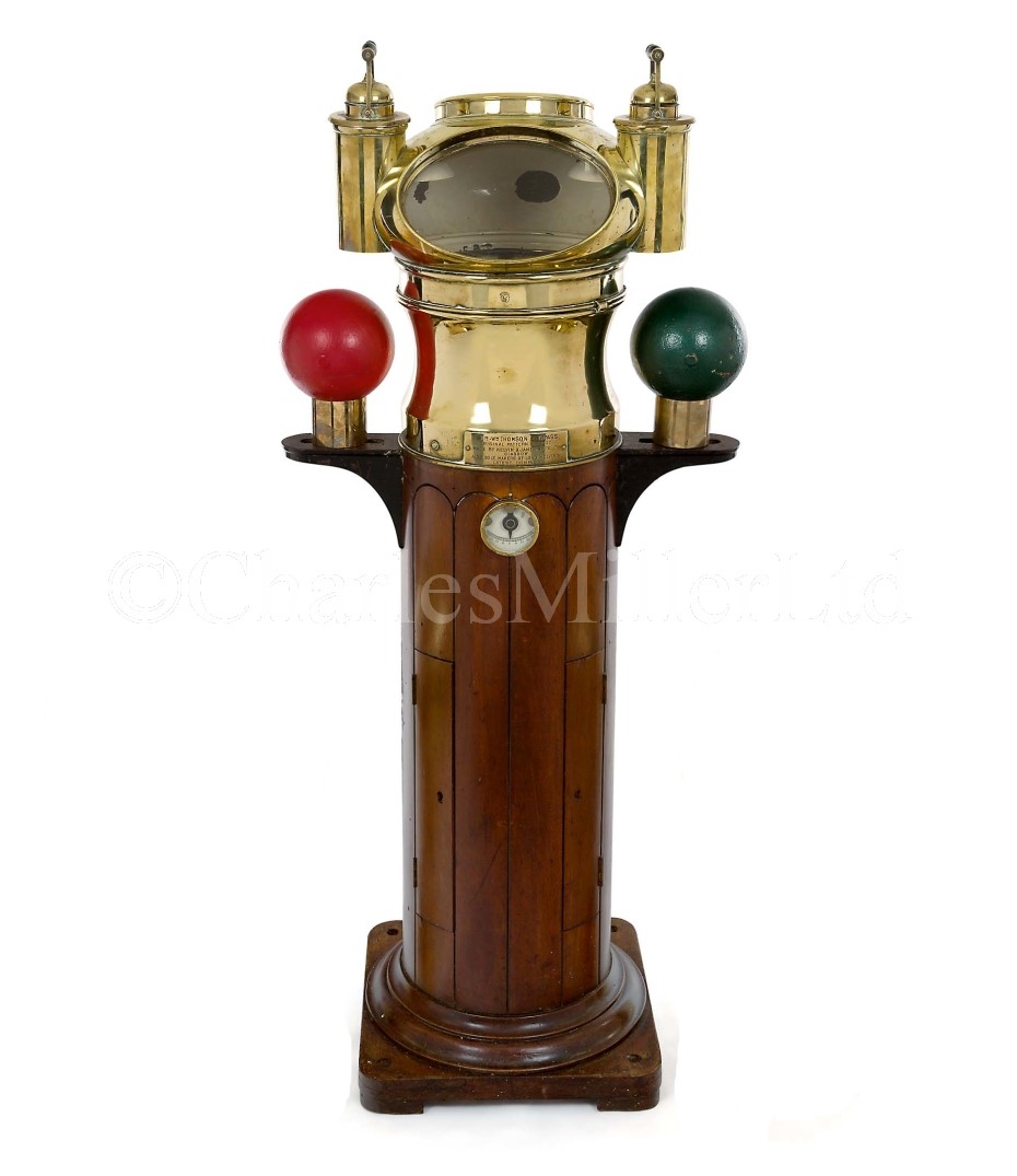 Lot 83 - A FINE SIR WILLIAM THOMSON PATTERN BINNACLE