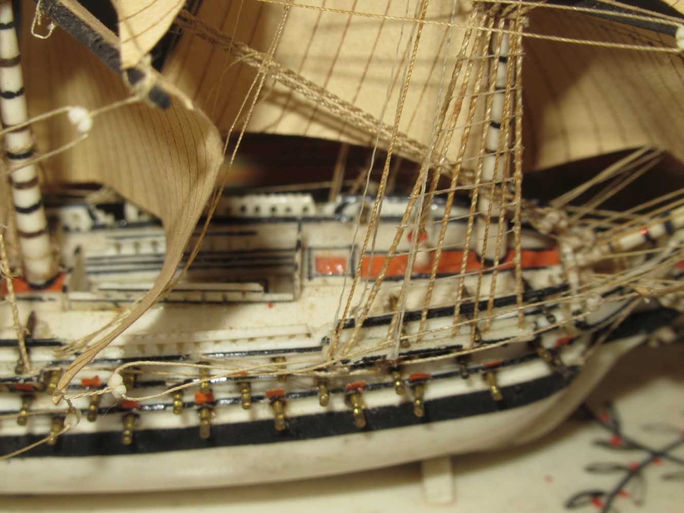 Lot 136 - A FINE AND HIGHLY ORIGINAL FULLY RIGGED