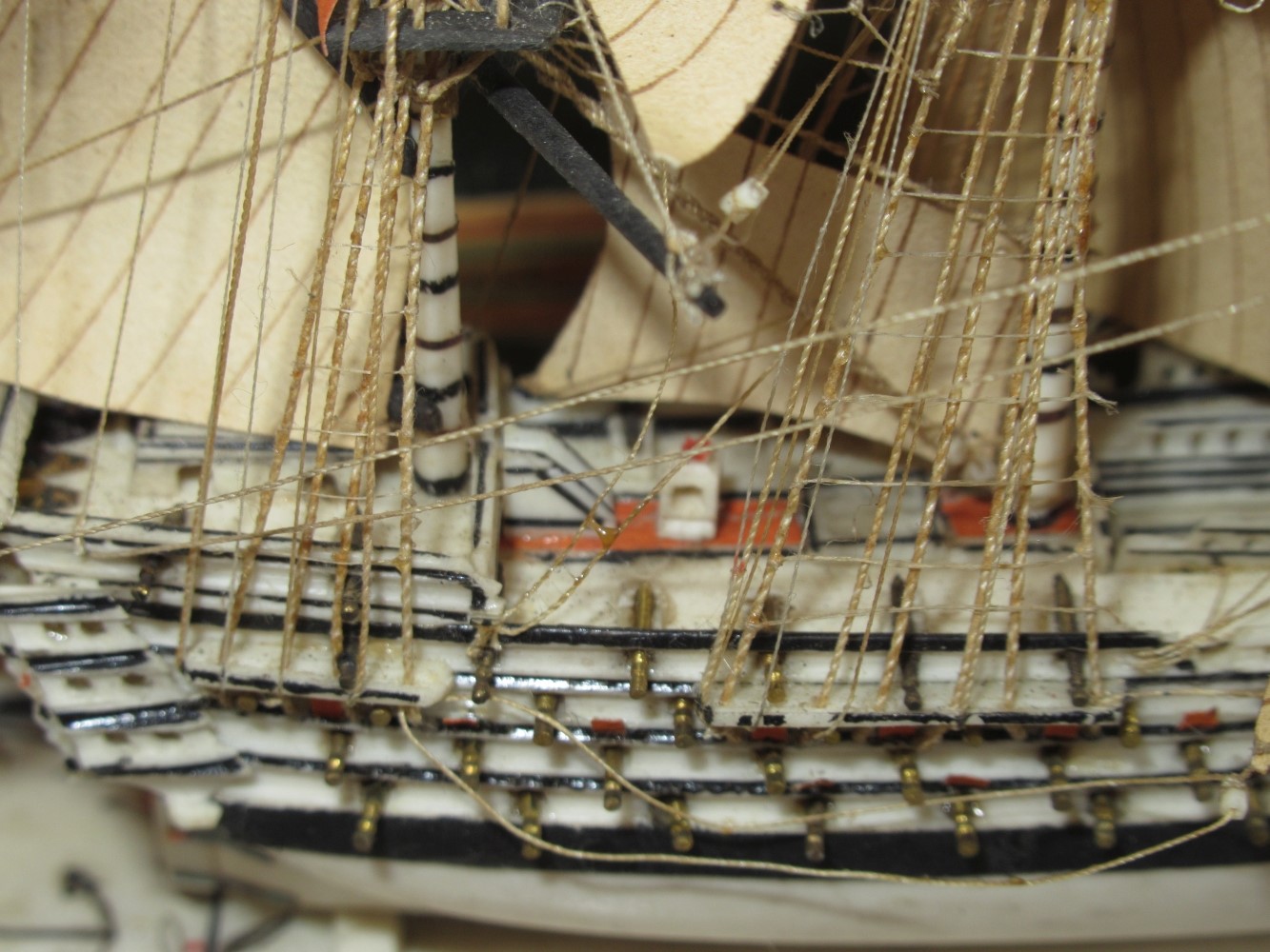 Lot 136 - A FINE AND HIGHLY ORIGINAL FULLY RIGGED