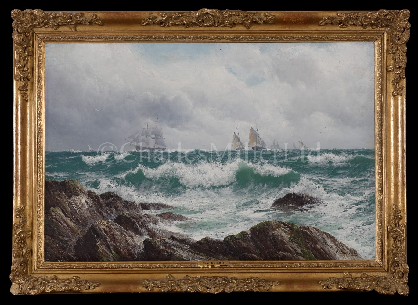 Lot 54 - DAVID JAMES (1834-1892) - EASTERLY BREEZE