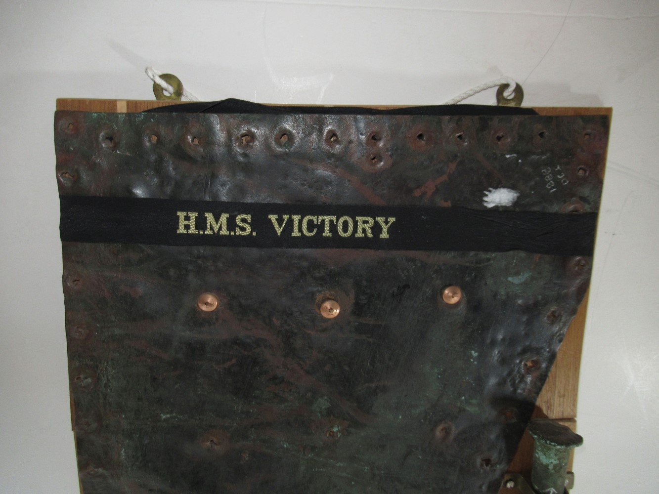 Lot 185 - A SECTION OF COPPER SHEATHING FROM H.M.S