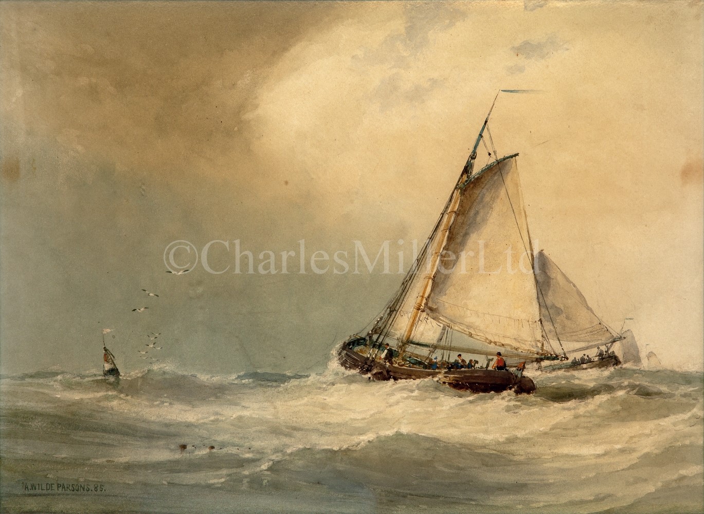 Lot 7 - ARTHUR WILDE PARSONS (BRITISH, 1854-1931)