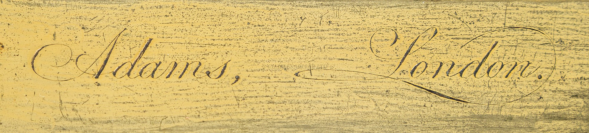 Lot 258 - A 'MOST IMPROVED' MICROSCOPE BY GEORGE ADAMS