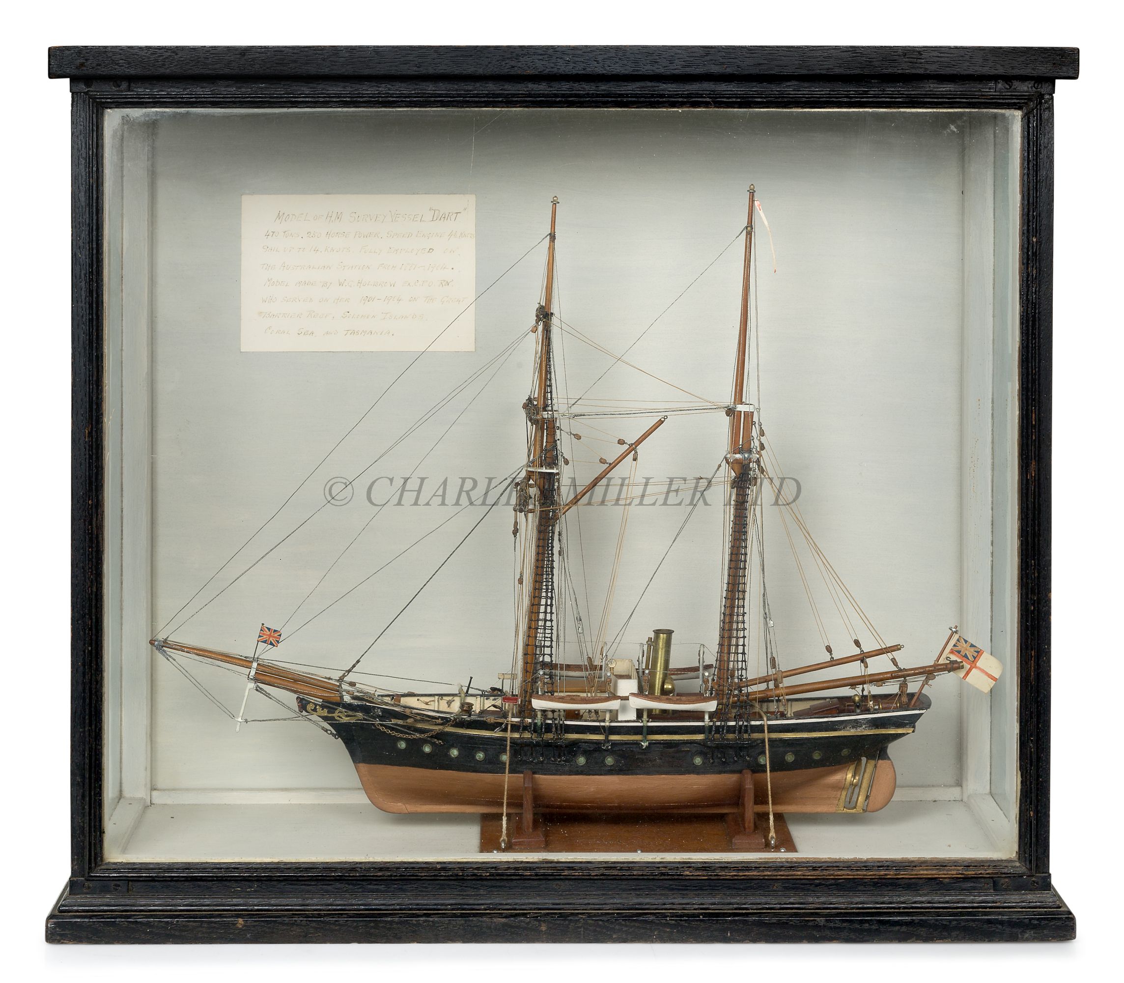 Lot 179 - AN HISTORICALLY INTERESTING SAILORS' MODEL