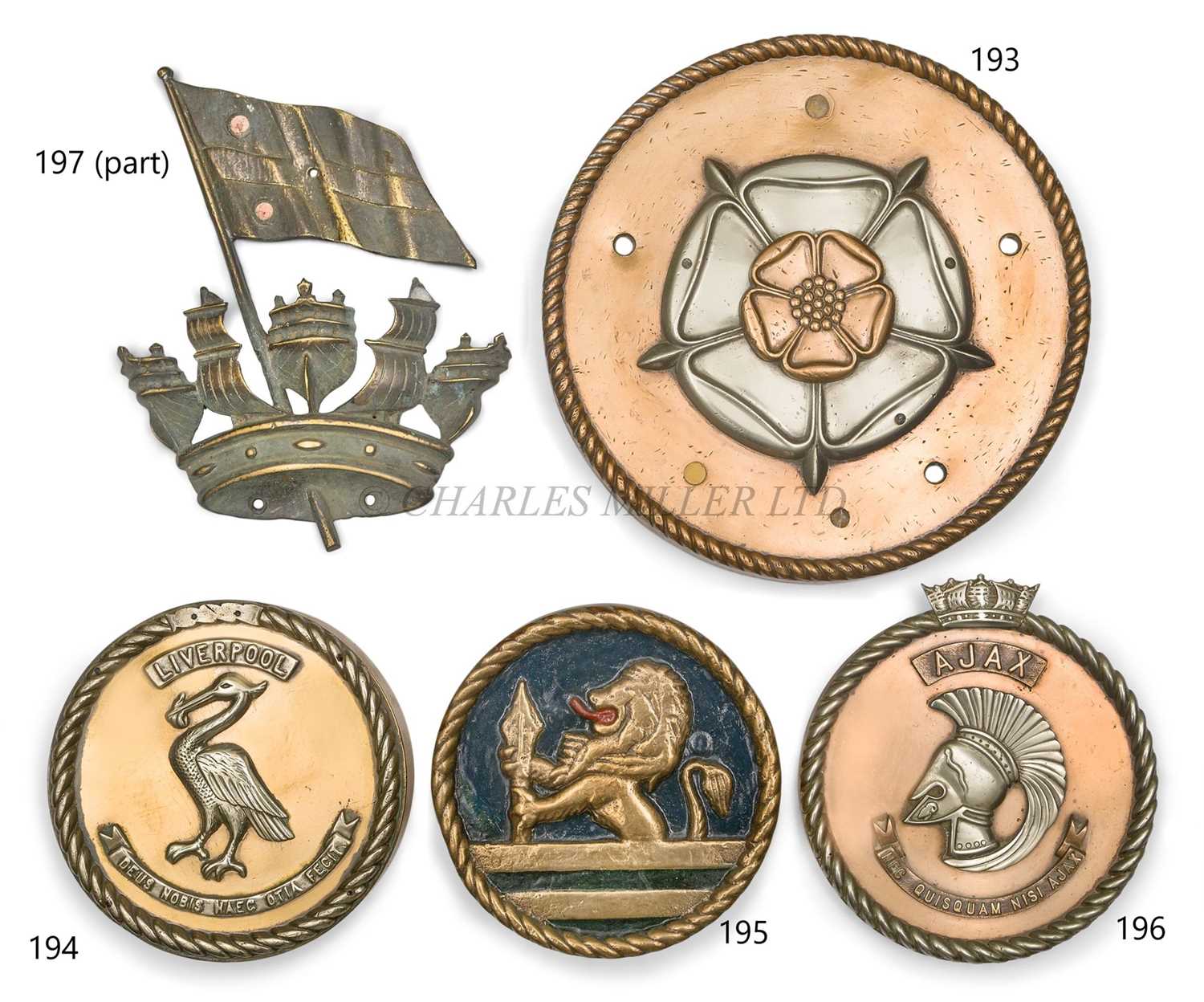 Lot 193 - TOMPION FOR HMS CUMBERLAND