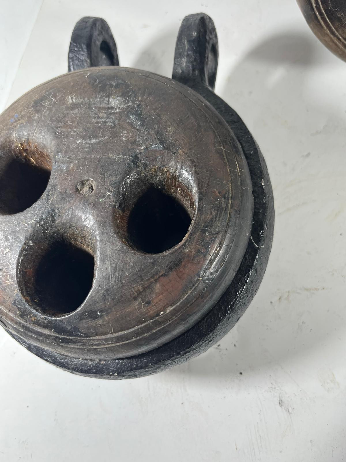 Lot 33 - TWO 19TH CENTURY DEADEYES