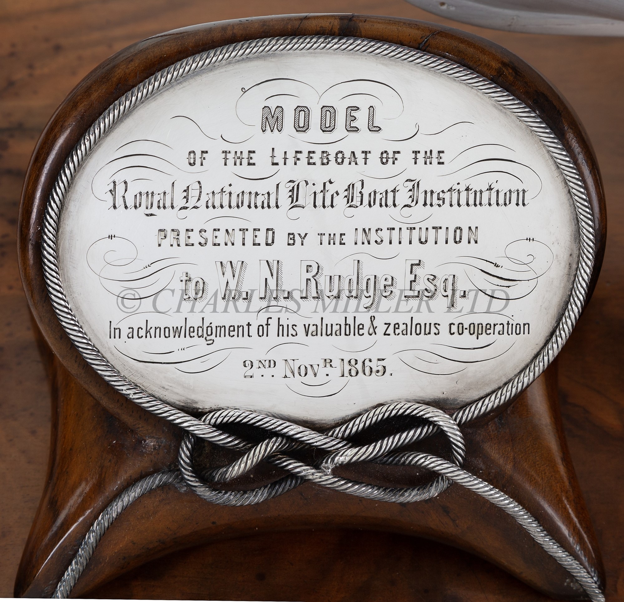 Lot 54 - AN RNLI PRESENTATION MODEL FOR A