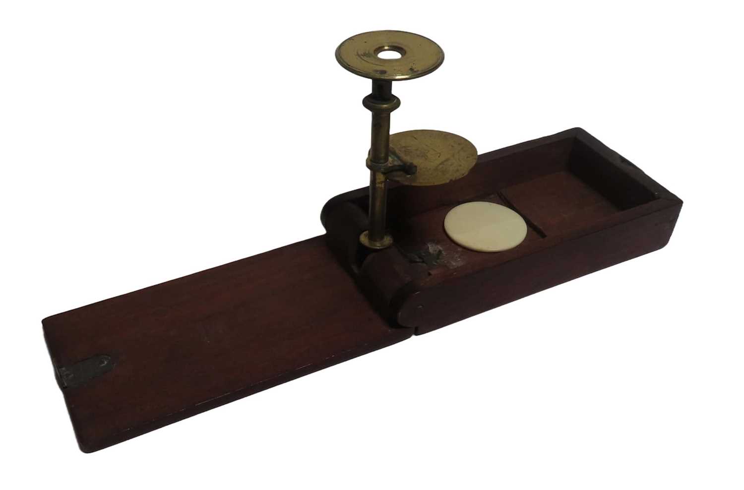 Lot 163 - A WITHERING-TYPE POCKET MICROSCOPE, CIRCA