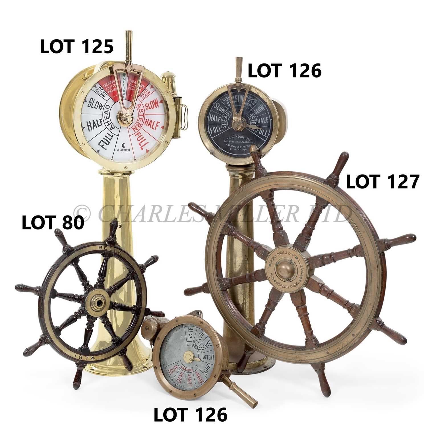 Lot 126 - A BRIDGE TELEGRAPH BY A. ROBINSON & CO. LTD,