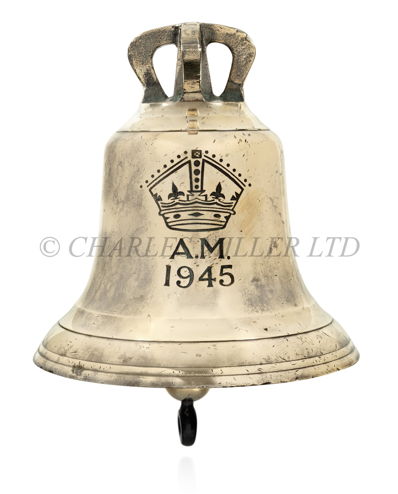 Lot 167 - AN AIR MINISTRY RAF SCRAMBLE BELL, 1945