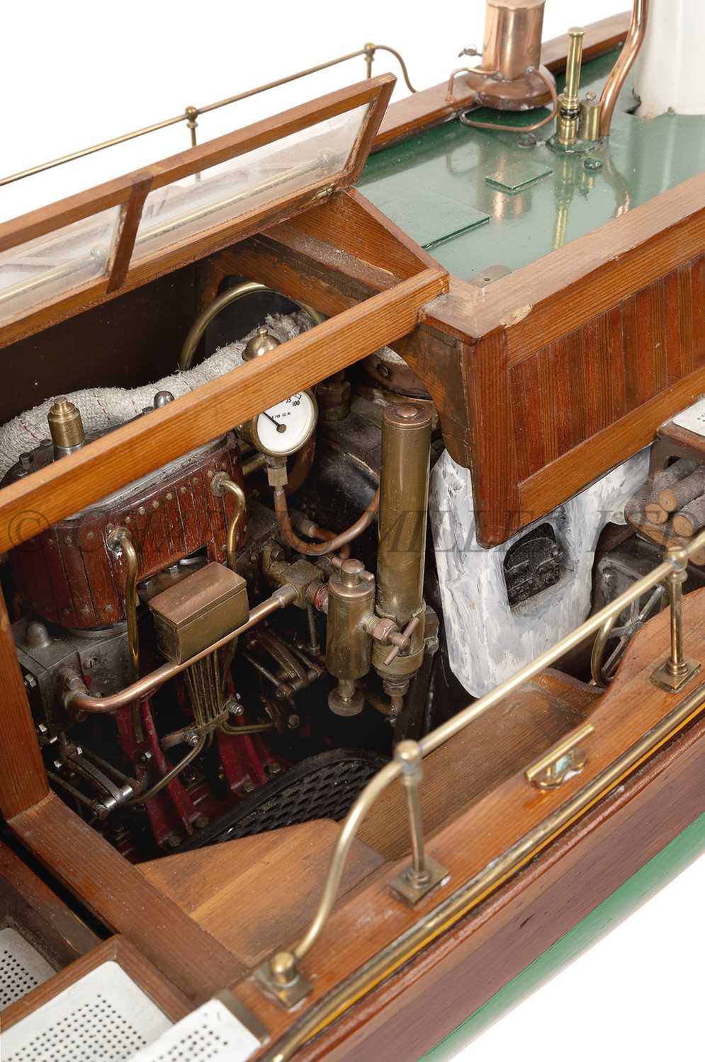 Lot 79 - A FINE SCRATCH-BUILT LIVE STEAM 1:8 SCALE