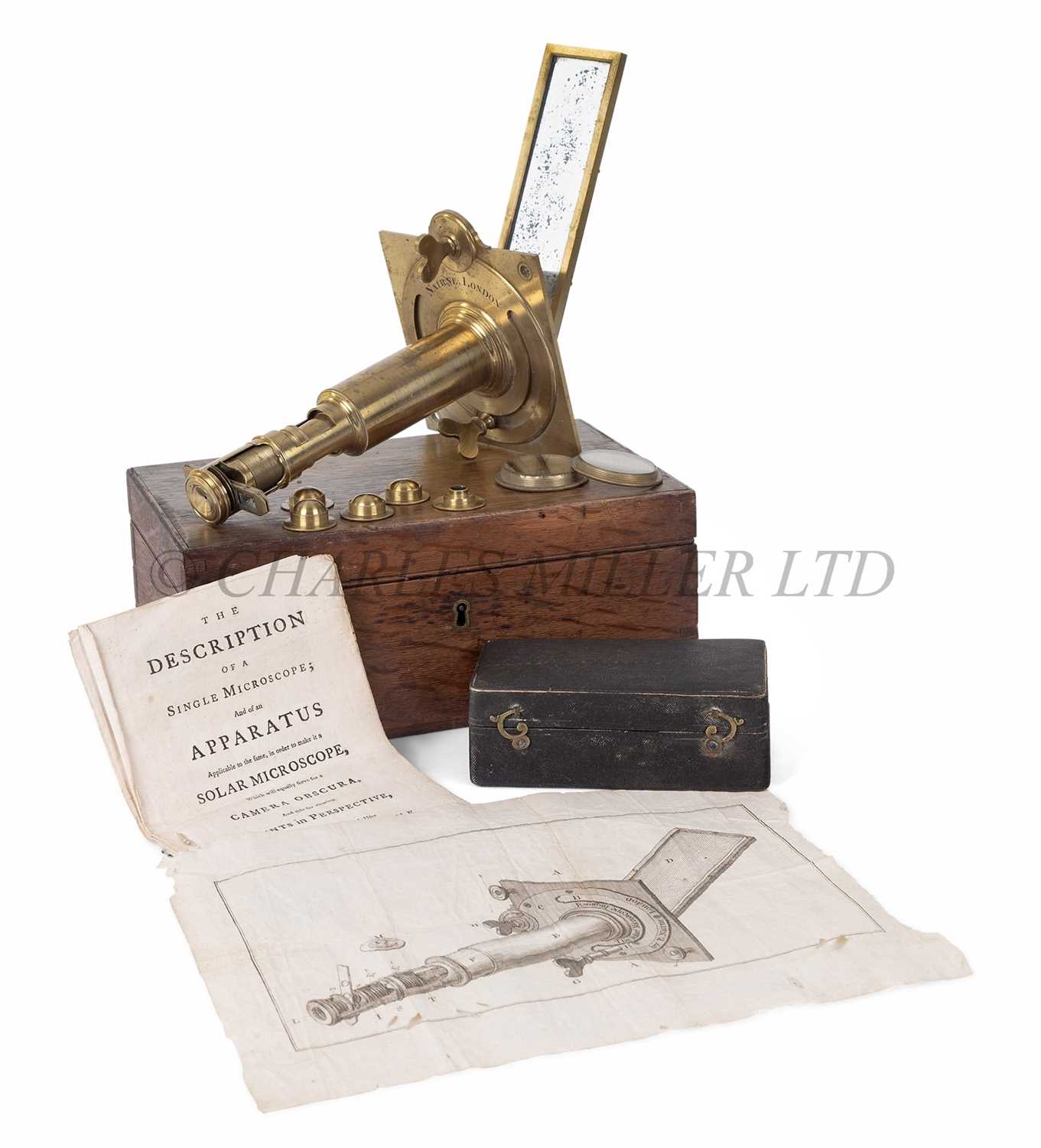 Lot 357 - A FINE SOLAR MICROSCOPE COMPENDIUM BY EDWARD