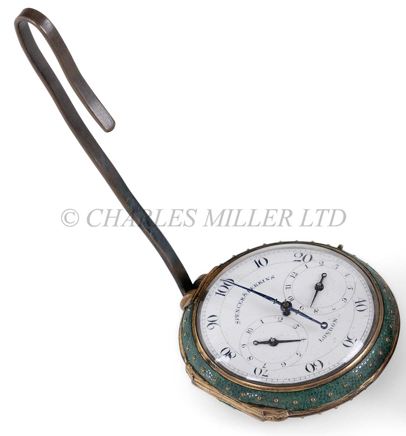 Lot 368 - AN 18TH CENTURY PEDOMETER BY SPENCER