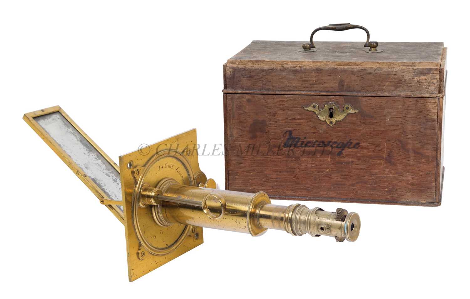 Lot 303 - A RARE SOLAR MICROSCOPE COMPENDIUM BY JOHN