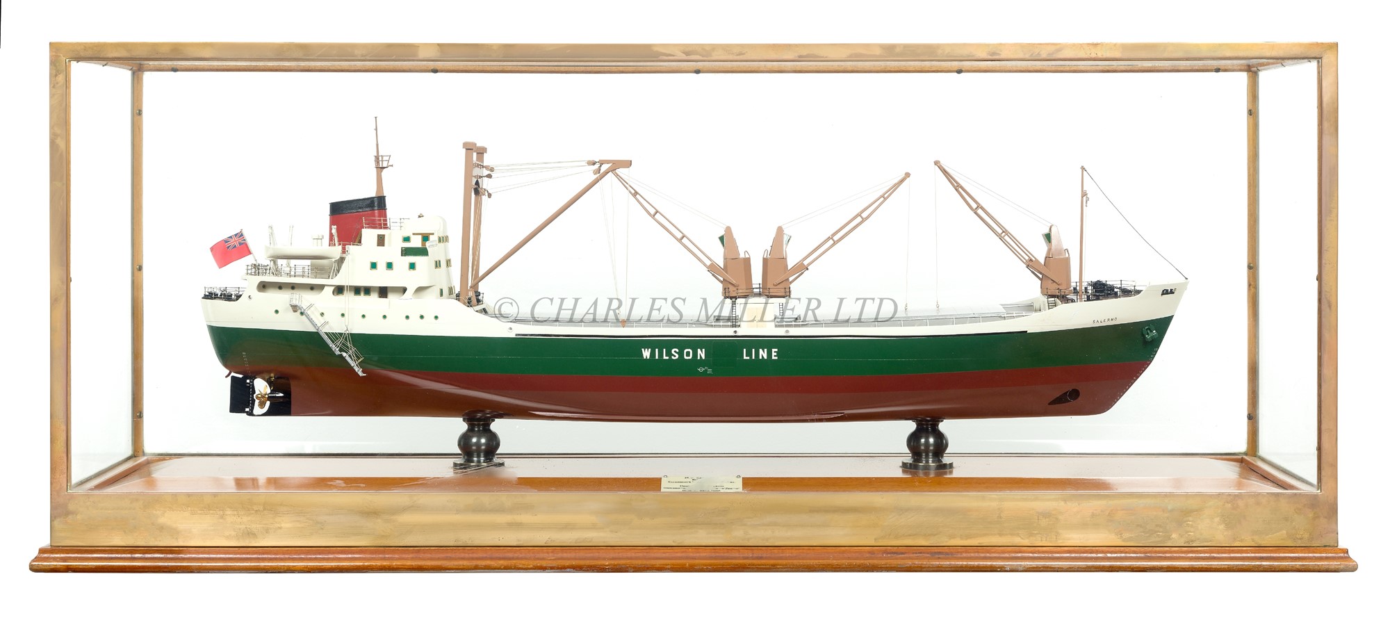 Lot 99 - A BUILDER'S MODEL FOR THE CARGO SHIP M.V.