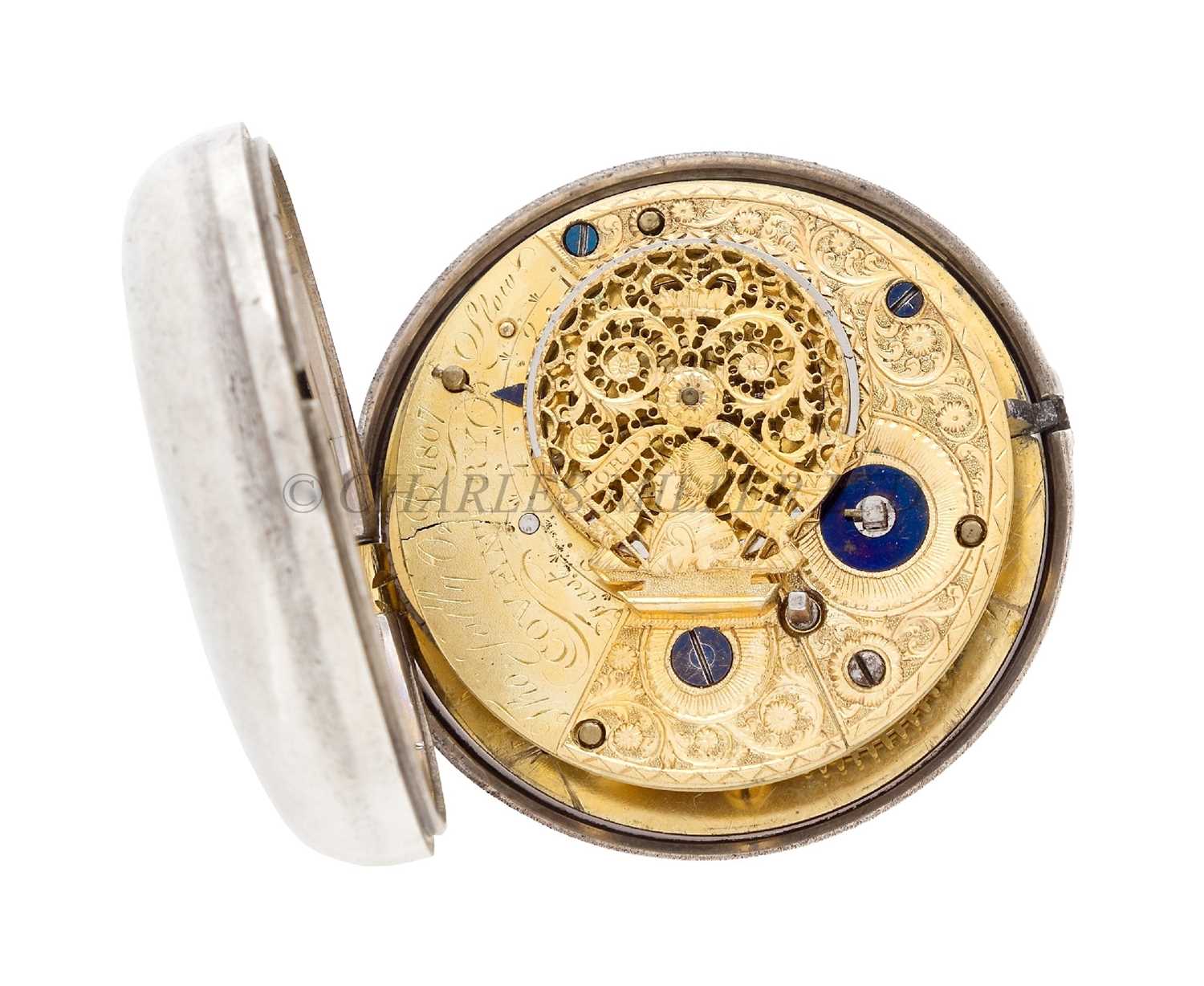 Lot 167 - A NELSON COMMEMORATIVE WATCH, 1806