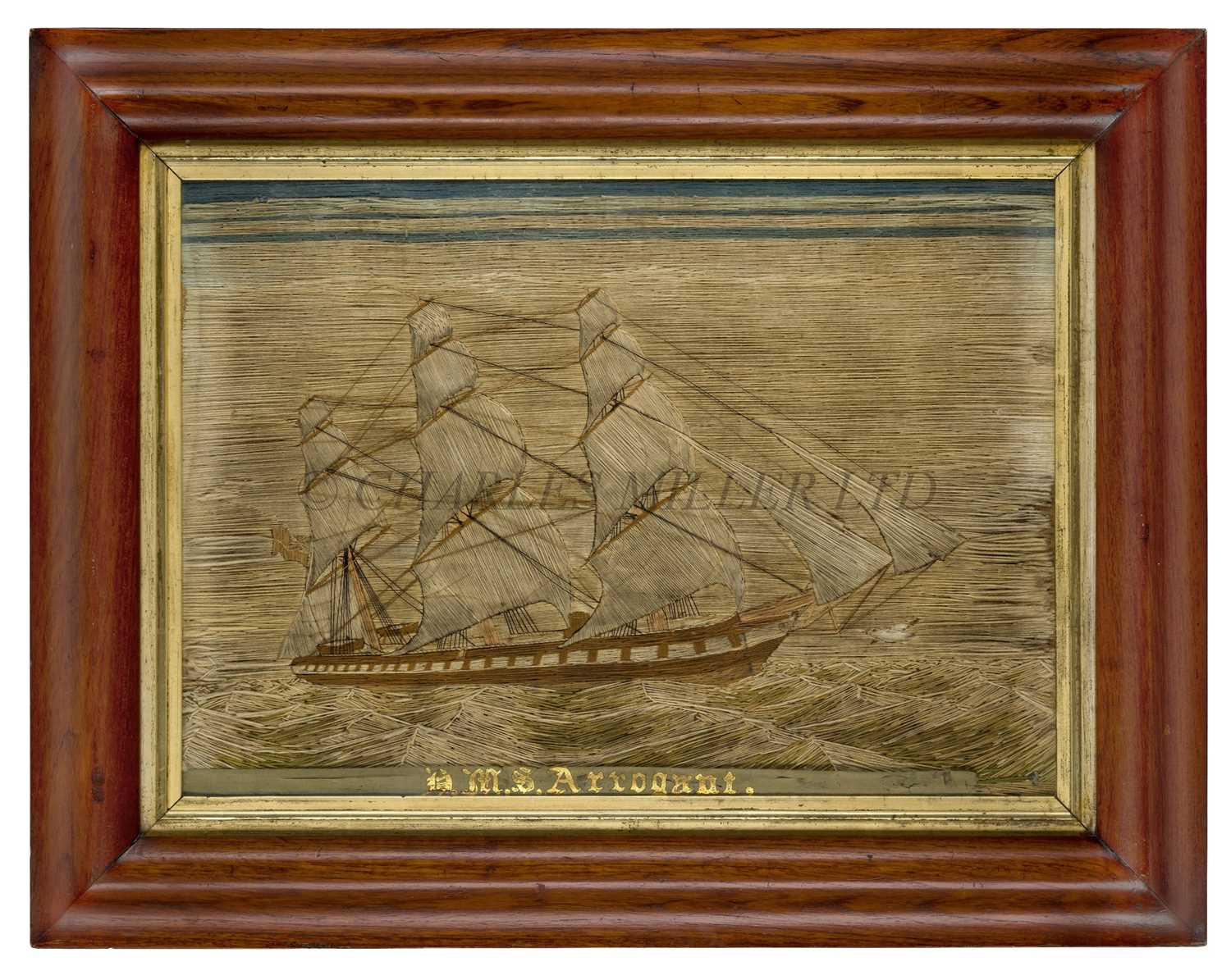 Lot 200 - A SAILOR’S WOOLWORK OF THE ROYAL NAVY'S