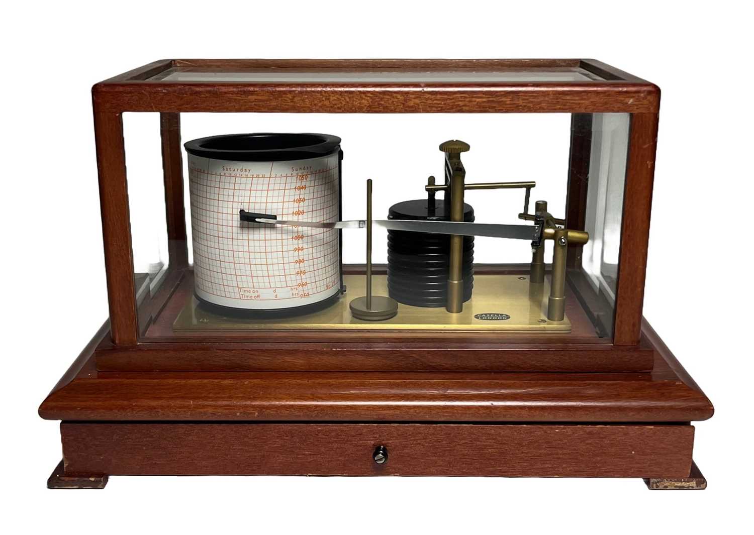 Lot 6 - A BAROGRAPH BY CASELLA, LONDON, CIRCA 1980